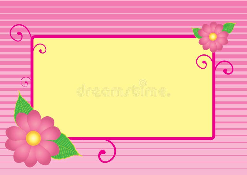 Pink frame stock illustration. Illustration of board, stripes - 8313909