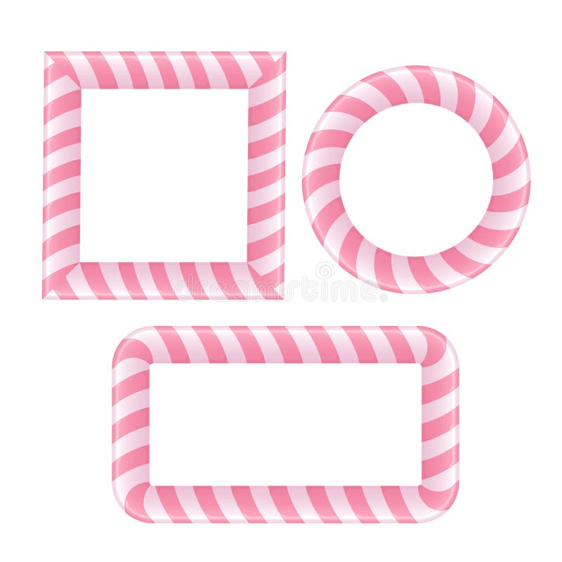 Pink Frame Collection, Candy Frames, Lollipop Boxes, Related Pattern ...