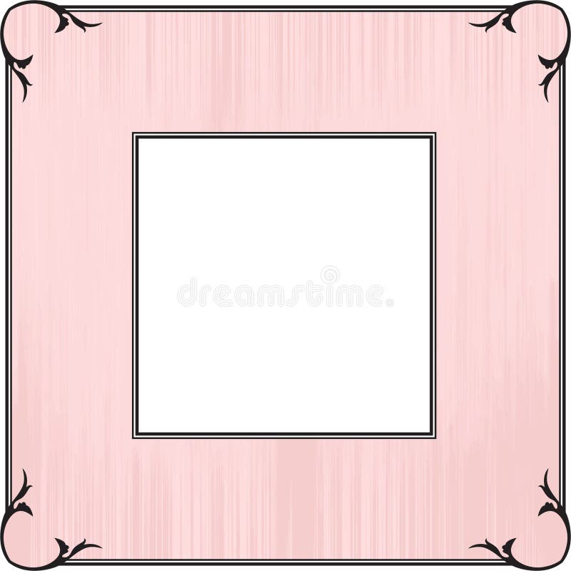 Pink Frame design stock vector. Illustration of texture - 12133970