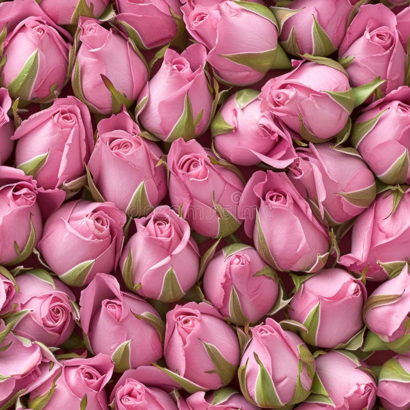 Pink Fresh Roses Background. Stock Image - Image of valentine ...