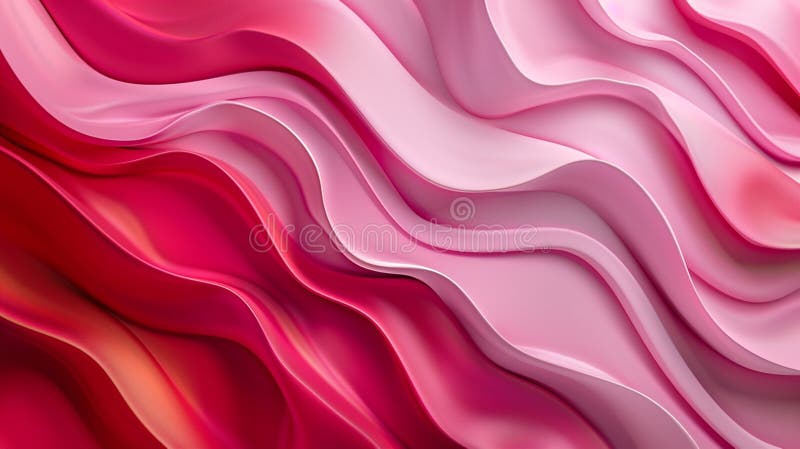 Pink and Fuchsia Waves and Ruffles - Abstract Background, Stock ...