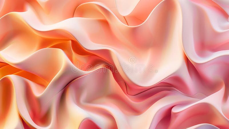 Pink and Fuchsia Waves and Ruffles - Abstract Background, Stock ...