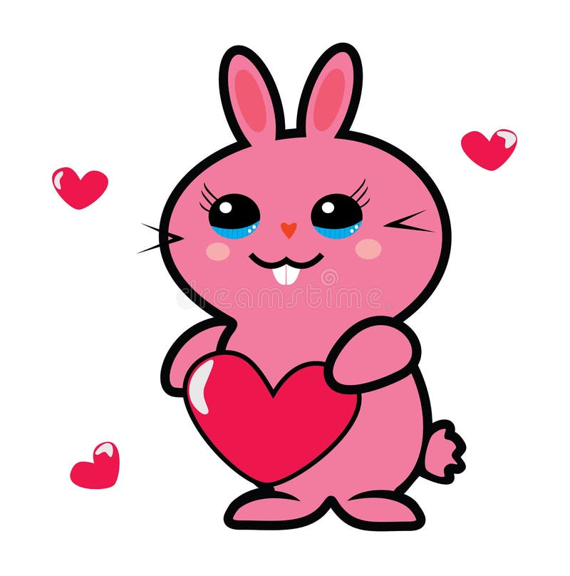 Cartoon vector rabbit stock vector. Illustration of easter - 167578023