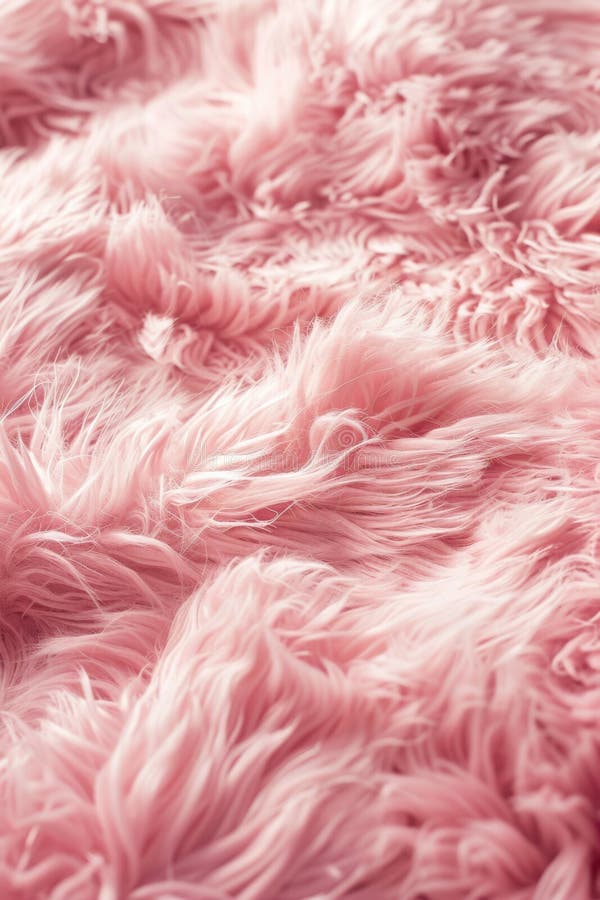 Pink Fur Background Texture Creating Soft and Fluffy Pattern Stock ...