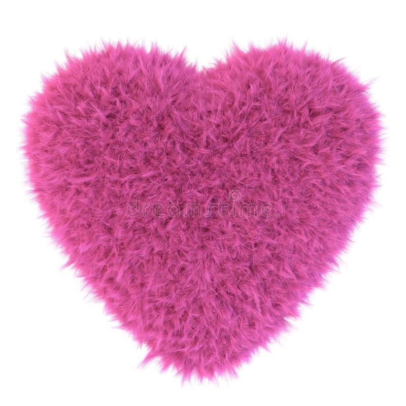 Pink Fur Heart Stock Illustrations – 1,820 Pink Fur Heart Stock ...