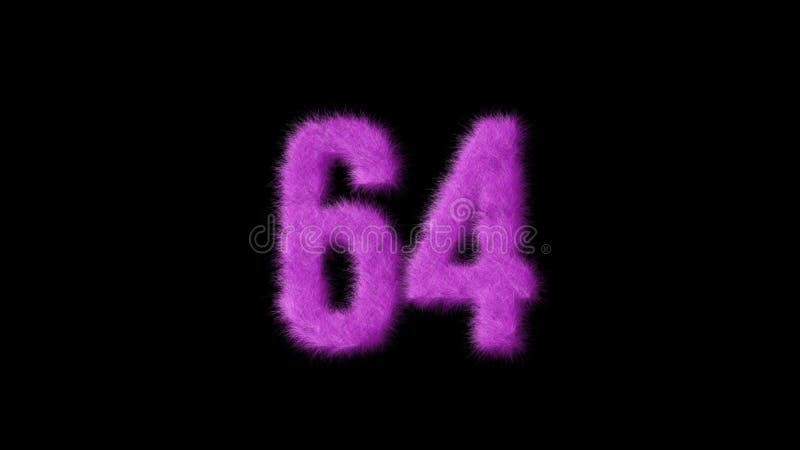 Pink Furry Number 1 with Alpha Channel, Furry Number, Barbie Stock ...