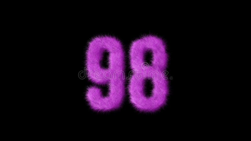 Pink Furry Number 98 with Alpha Channel, Furry Number, Barbie Stock ...