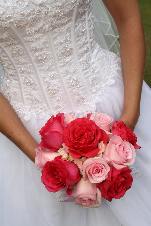 Pink & Fuschia Bouquet stock photo. Image of bride - 10348150