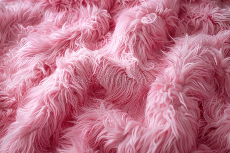 Pink Fuzzy Fabric stock photo. Image of comfortable - 363268546