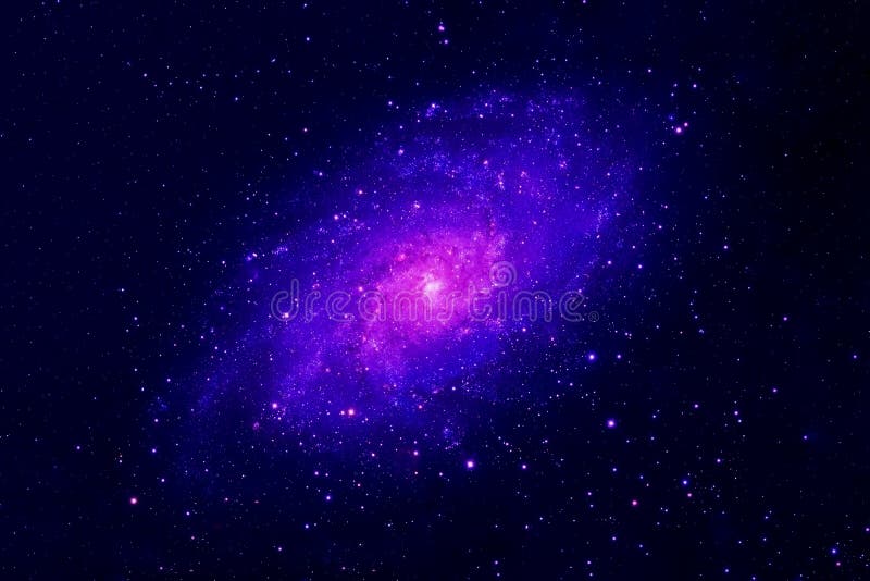 A Pink Galaxy in Deep Space. Elements of this Image Were Furnished by ...