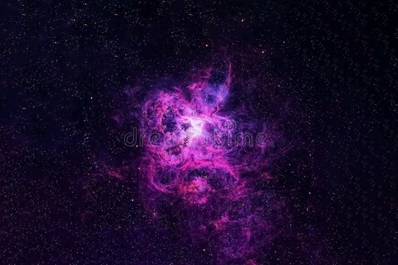 A Pink Galaxy in Deep Space. Elements of this Image Were Furnished by ...