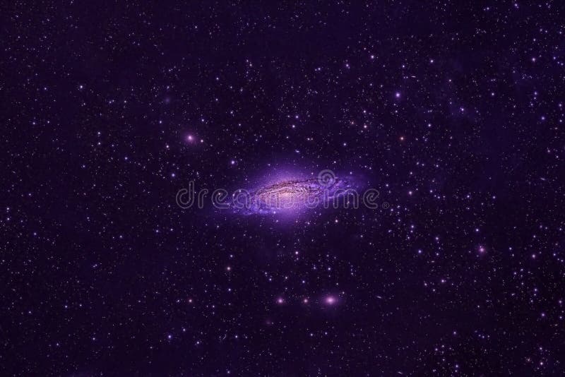 A Pink Galaxy in Deep Space. Elements of this Image Were Furnished by ...