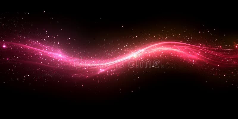 Pink Galaxy Sparkle Abstract Background Design Elegant Red Art Wave ...
