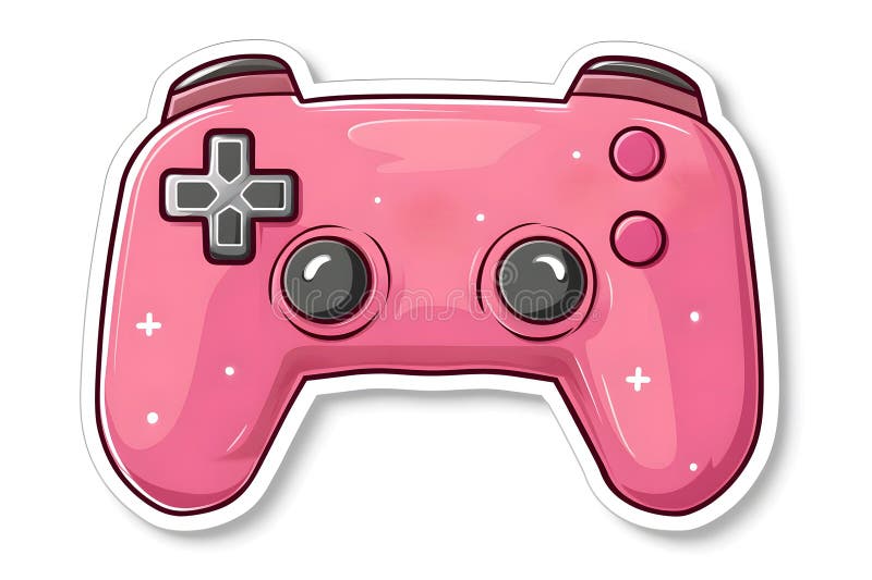 Pink Game Controller Stock Illustrations – 2,213 Pink Game Controller ...