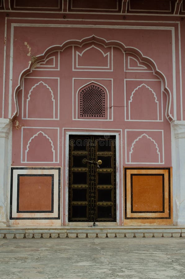 Pink Gate entry stock photo. Image of pink, decoration - 154773686