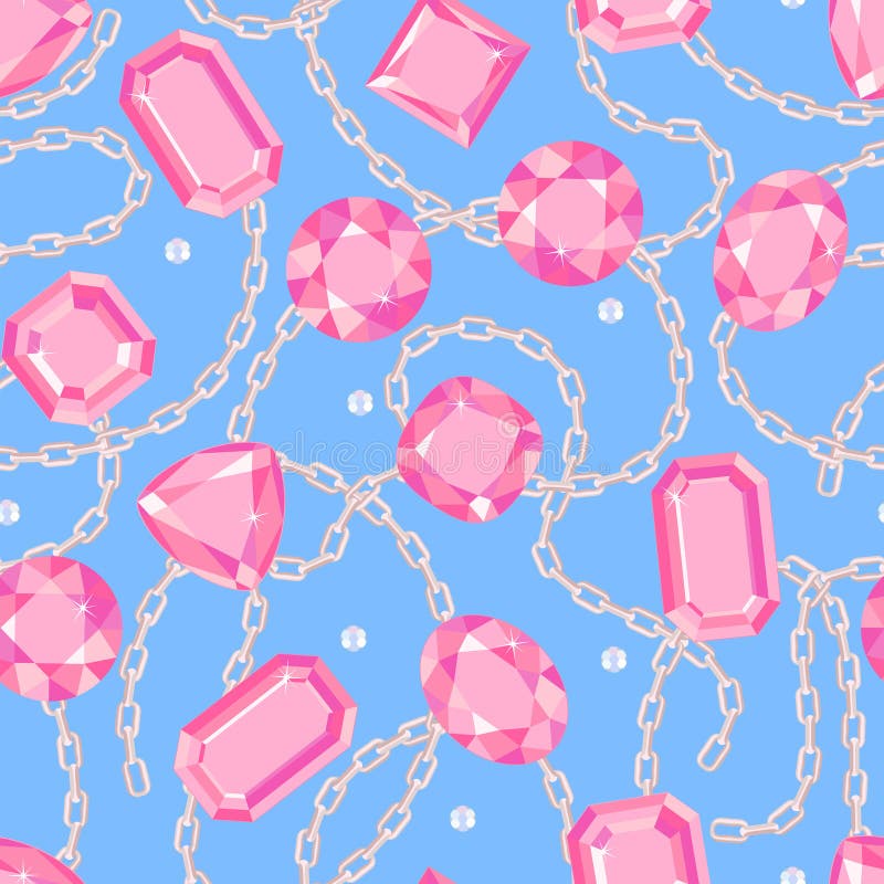 Pink Gems Background Stock Illustrations – 5,383 Pink Gems Background ...