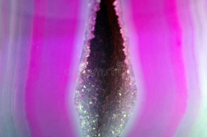 Teal Geode Macro stock image. Image of orange, geology - 51161269