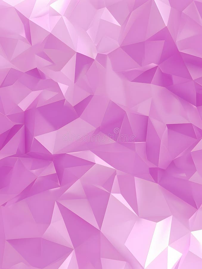 Pink Geometric Facets, Abstract Geometric, Modern and Dynamic Stock ...