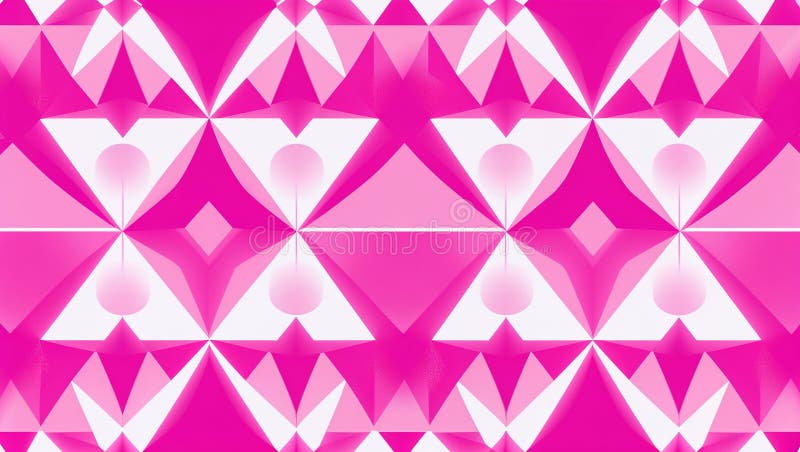 Pink Geometric Pattern Creating a Seamless and Modern Design Stock ...