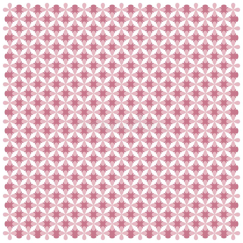 Pink Geometric Cube Pattern Stock Illustration - Illustration of ...