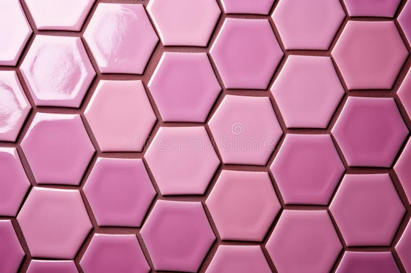 Pink Geometric Tile Wall Texture Background with Abstract Pattern ...