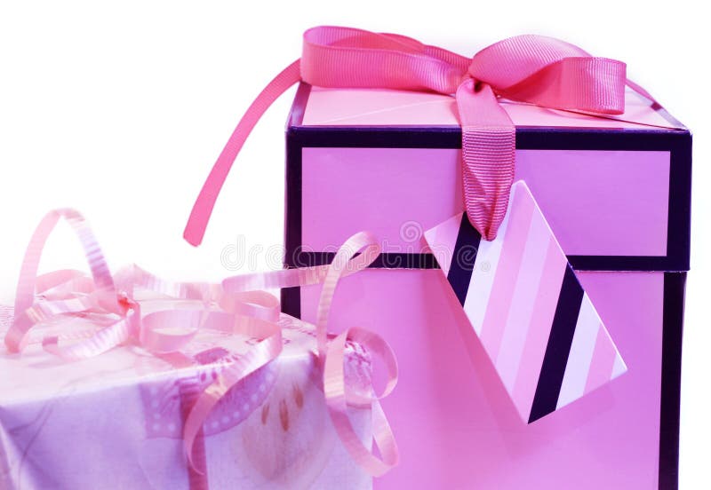 Pink Gifts stock image. Image of gift, gifts, ribbons - 2040363