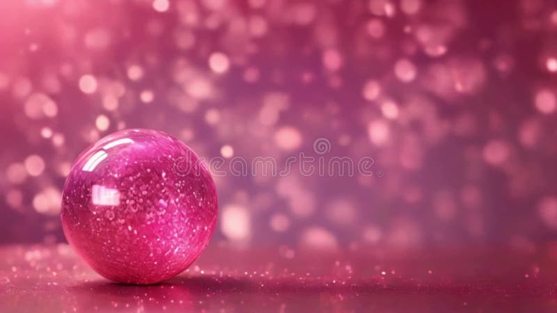 Pink Glitter Ball Bokeh Gradient Background, Motion Stock Footage ...