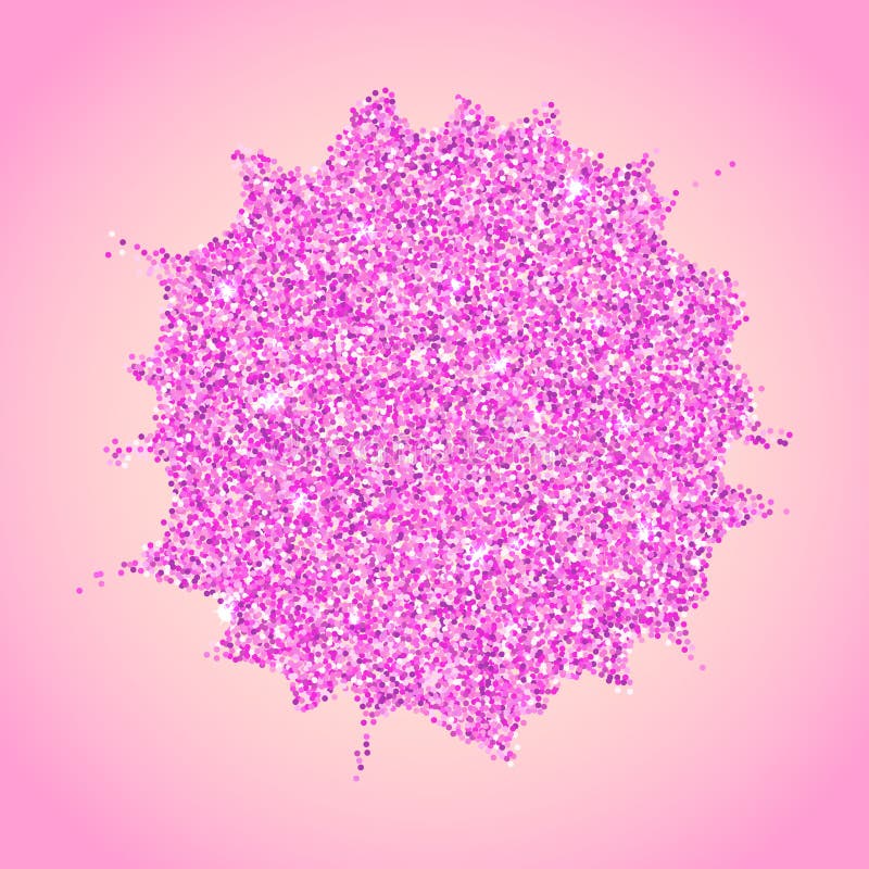 Pink Glitter Design Element Stock Vector - Illustration of glitter ...
