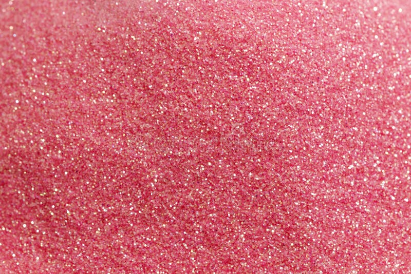 Pink glitter powder sand stock photo. Image of heap - 225954730