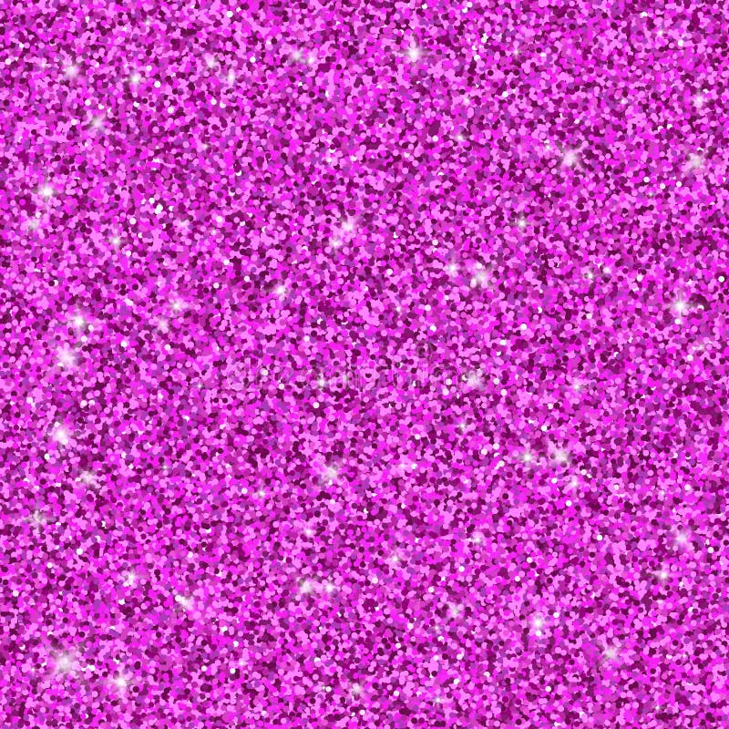 Pink Glitter Seamless Pattern, Vector Texture Stock Vector ...