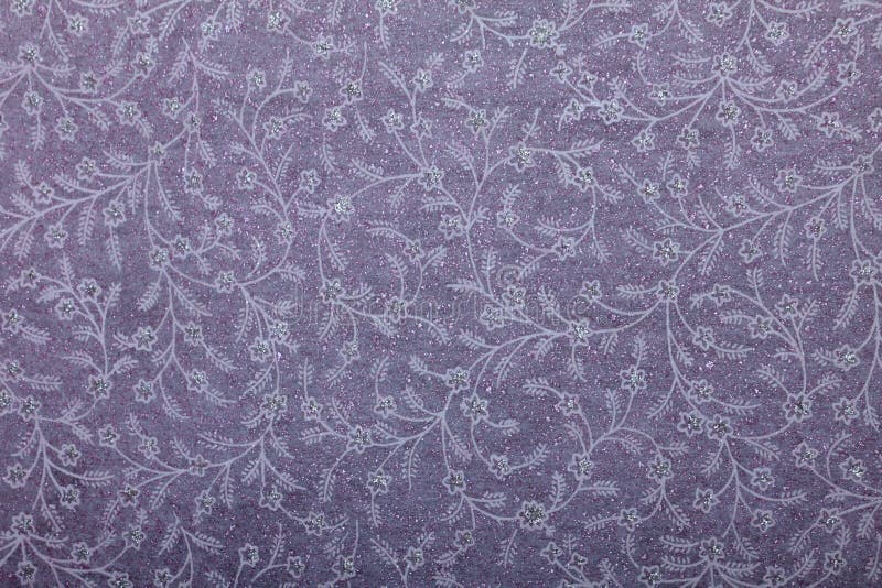 Pink Glittered Handmade Paper with Floral Print Stock Photo - Image of ...