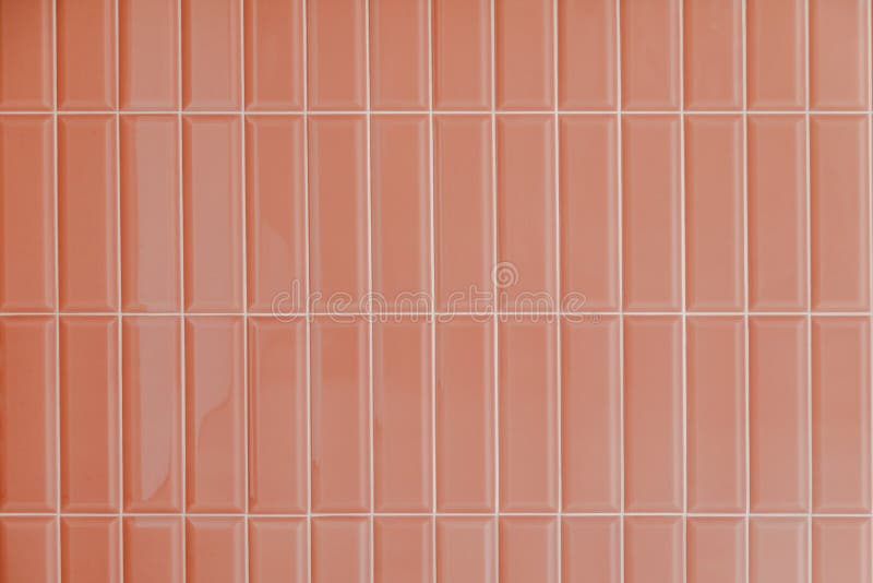 Pink Glossy Upright Rectangular Ceramic Tile, Background, Texture Stock ...