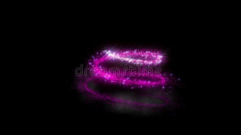Pink Glow Particle Stroke Line Magic Tree Effect Stock Video - Video of ...