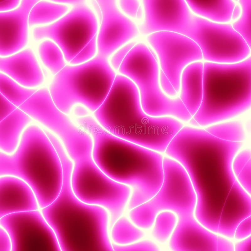 Pink Glowing Multidimensional Plasma Force Field. Abstract Glowing ...