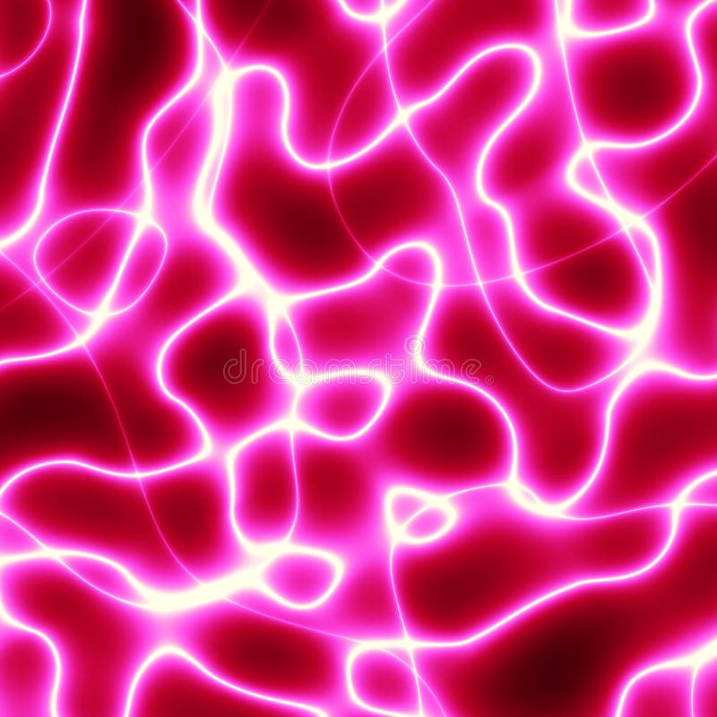 Pink Glowing Multidimensional Plasma Force Field. Abstract Glowing ...