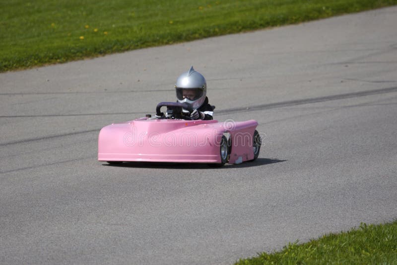 Pink Go Kart stock photo. Image of motor, cart, racer, sports - 726798