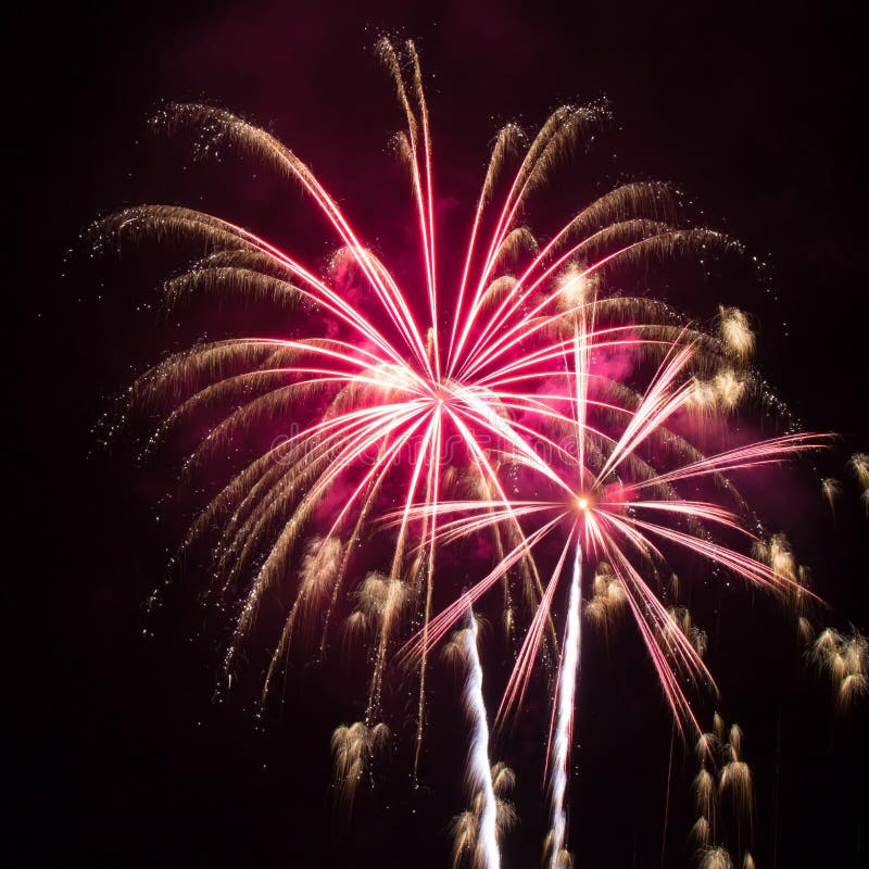 Fireworks stock image. Image of black, star, anniversary - 15057413