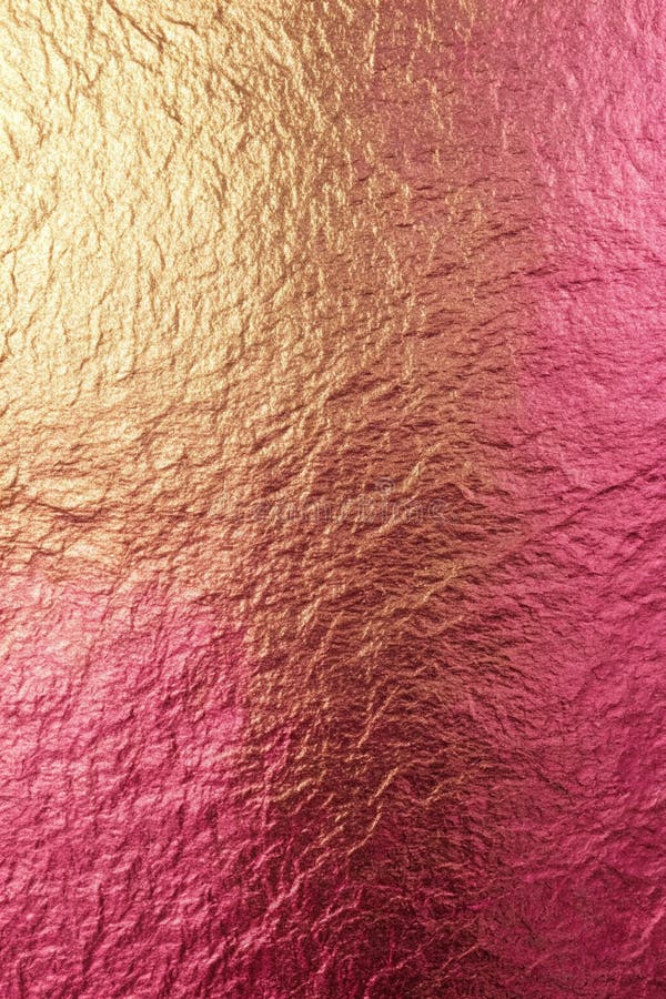 Pink Gold Foil Paper Decorative Texture for Artwork Designs Stock ...