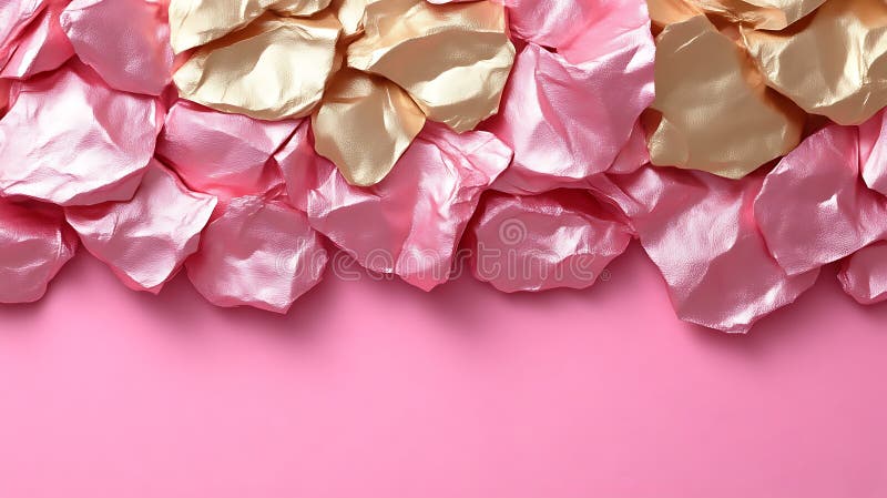 Pink and Gold Metallic Abstract Rock Formation Stock Photo - Image of ...