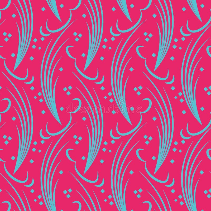 Pink Gorgeous Vintage Style Abstract Arabesque Pattern Background Stock ...