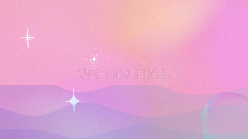 Pink Gradient Cute Simple Animated Intro Stock Video - Video of purple ...