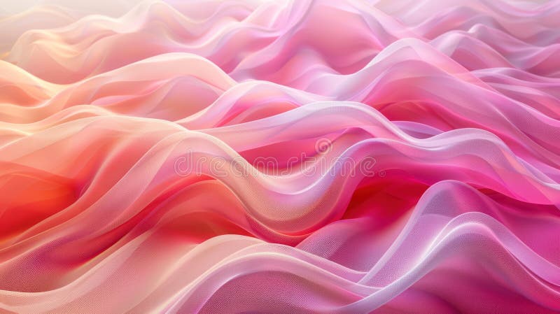 Pink Gradient Wave - Abstract Background with Soft Color Transitions ...
