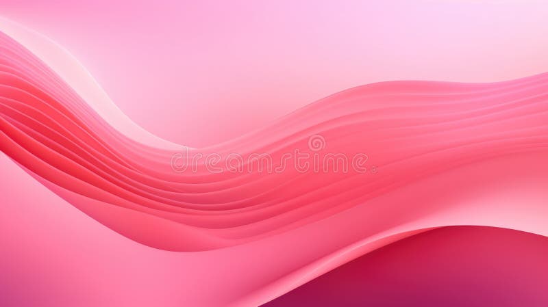Pink Gradient Wave Background, Abstract Illustration Stock Photo ...