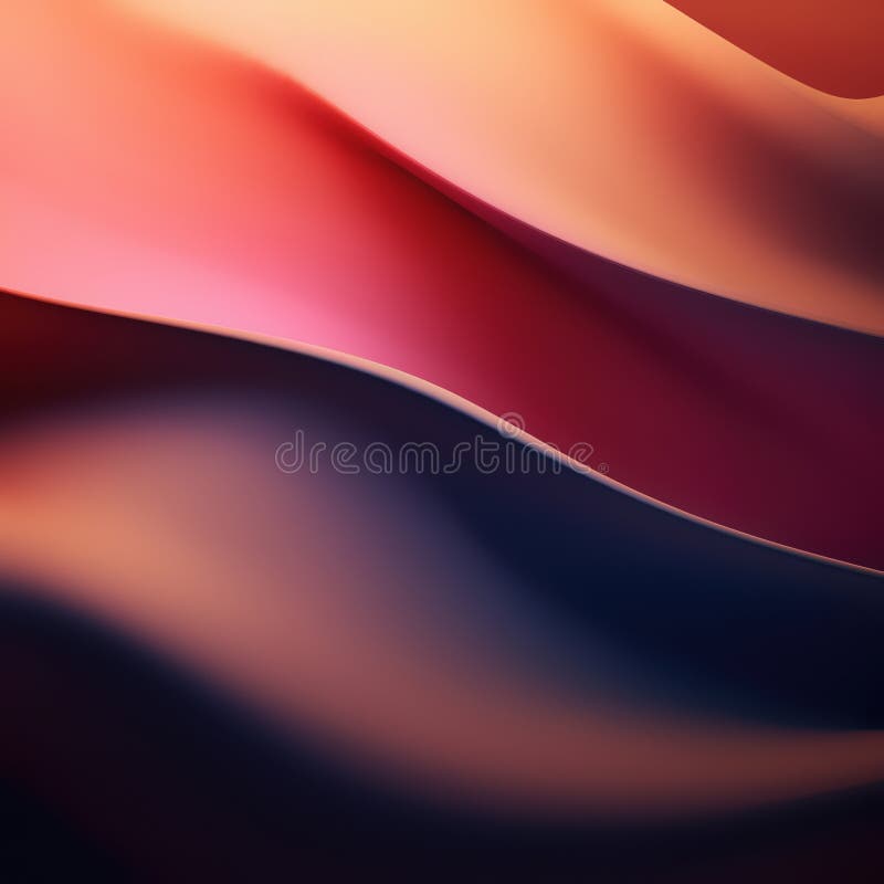 Pink Gradient Wave Background Stock Illustration - Illustration of ...