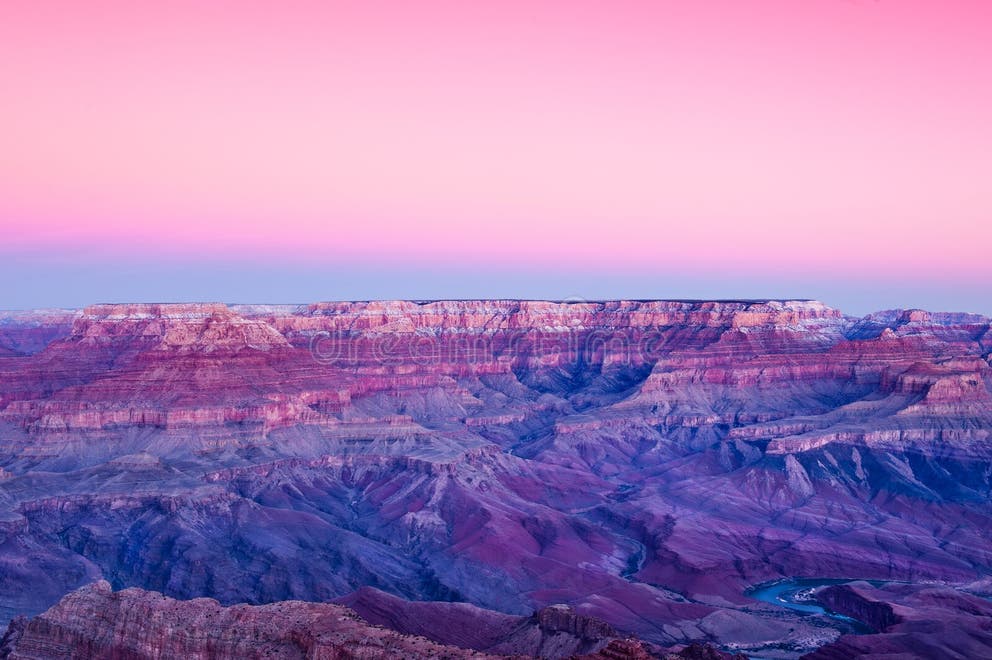 Pink Grand Canyon stock image. Image of states, canyon - 28483717