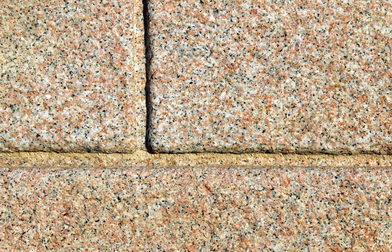Pink granite blocks stock image. Image of construction - 86580041