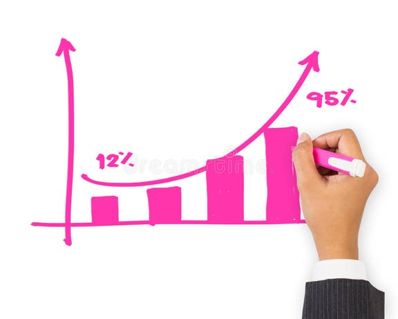 Pink graph stock photo. Image of goal, writing, whiteboard - 32718076