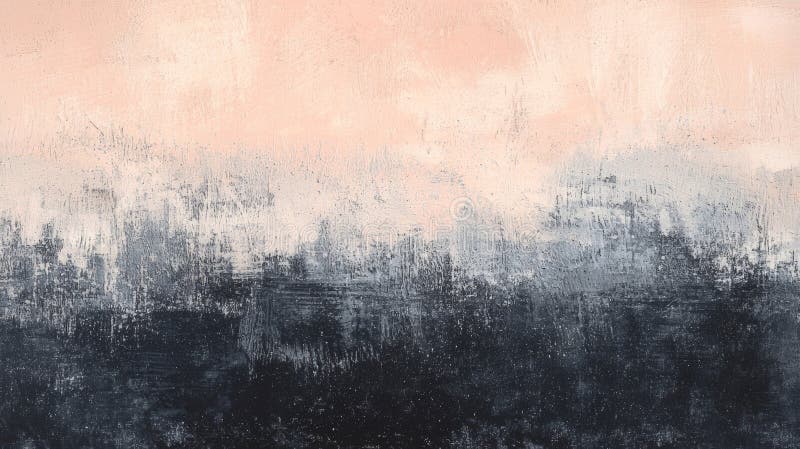 Pink, Gray and Black Brushstrokes Blend Together, Creating a Textured ...