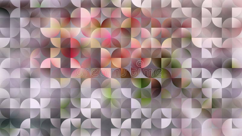 Pink and Green Abstract Quarter Circles Background Stock Vector ...