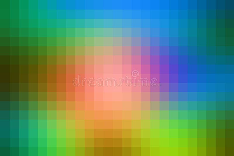 Pink Green Blue Mosaic Square Tiles Background Stock Vector ...